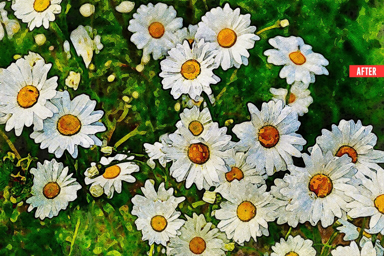 Pure Watercolor Photoshop Action – MasterBundles