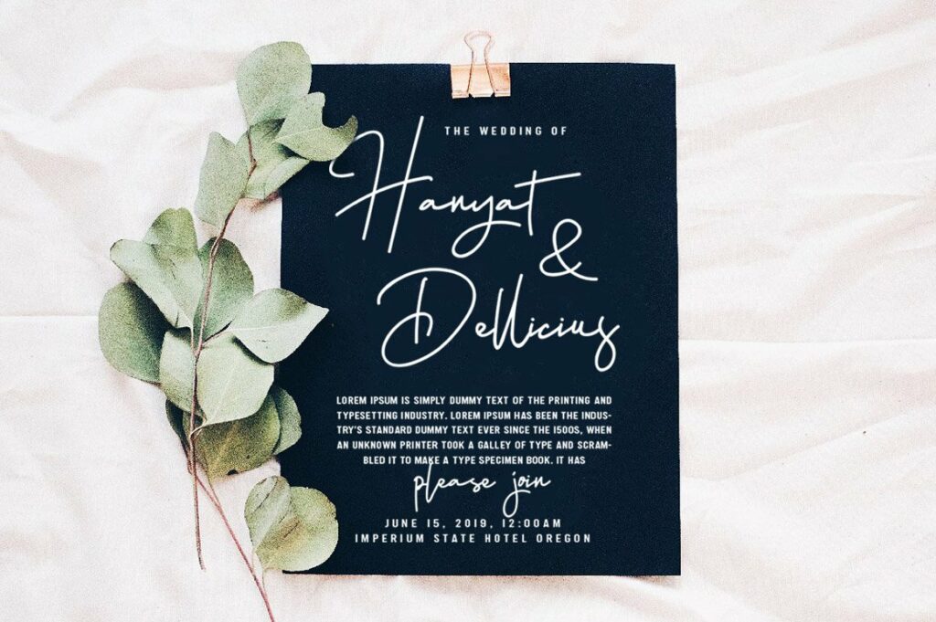 Hellena Jeslyn Font Duo (Free Logo) – MasterBundles