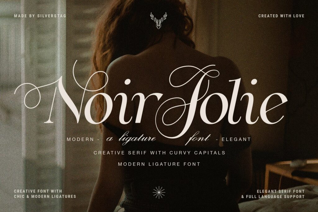 Noir Jolie - Modern Ligature Serif – MasterBundles