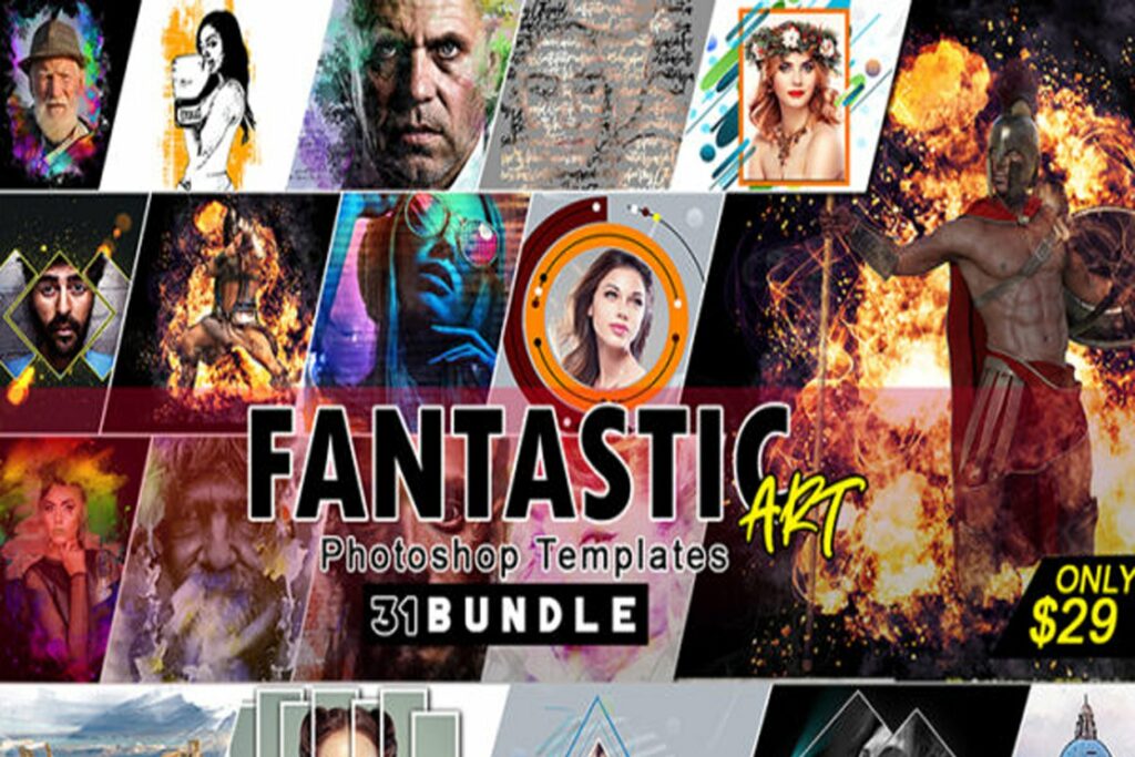 31 Fantastic Art Photoshop Template – MasterBundles