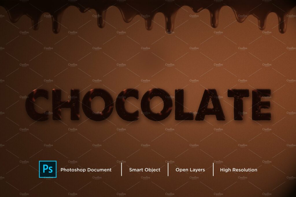 Chocolate Text Effect & Layer Style – MasterBundles