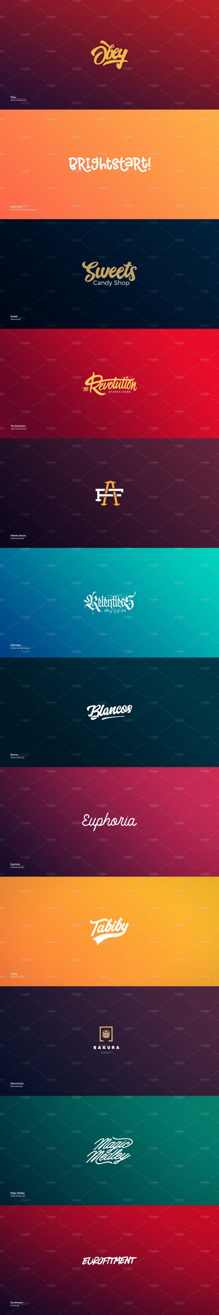 12 Gradients – MasterBundles