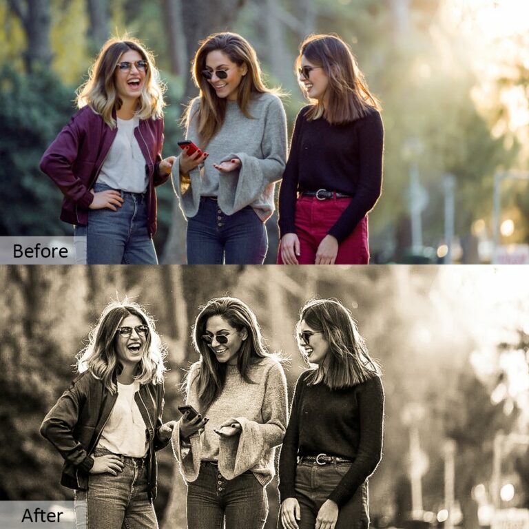 Sepia Sensation Photoshop Actions – MasterBundles