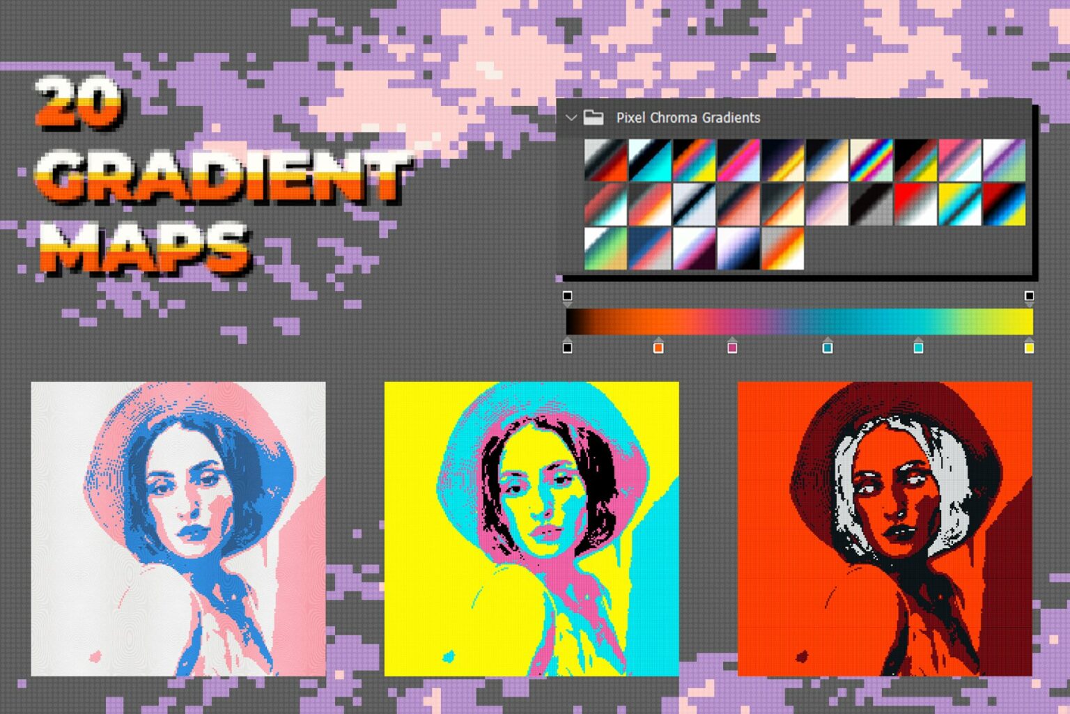 Pixel Chroma PSD Template – MasterBundles