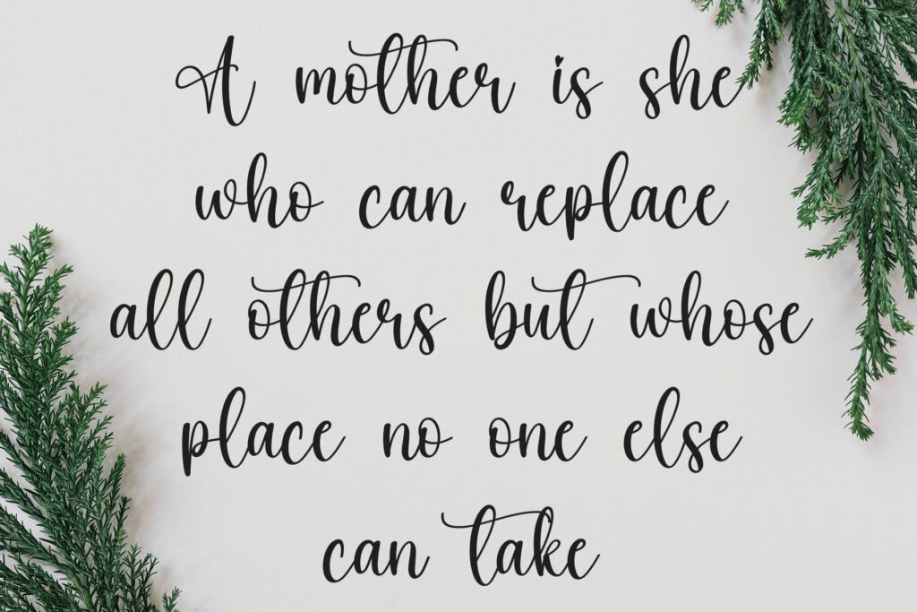 Mother | Script Font – MasterBundles