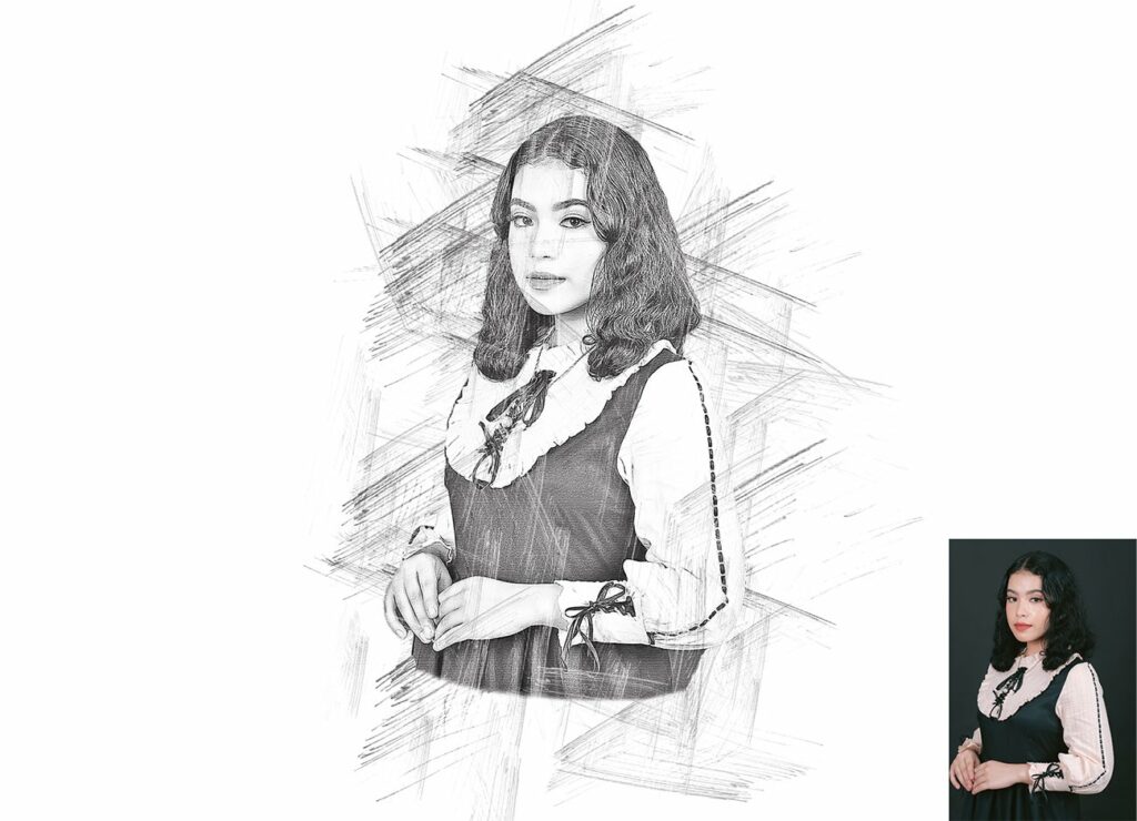 Subtle Sketch Photoshop Action – MasterBundles