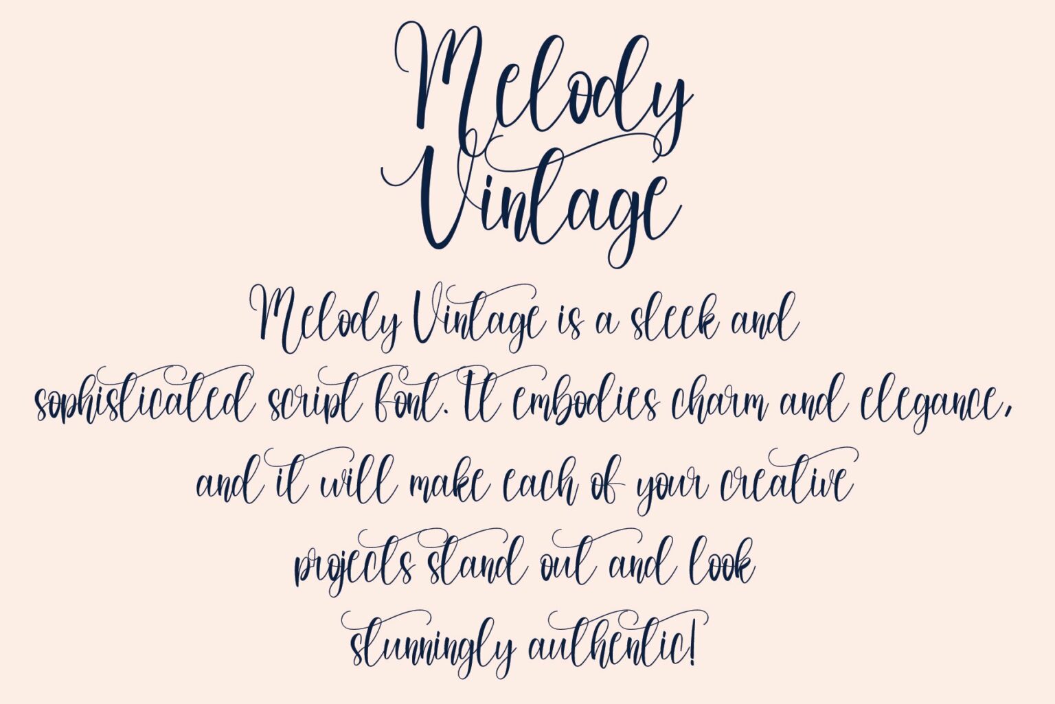 Melody Vintage | handwritten font – MasterBundles
