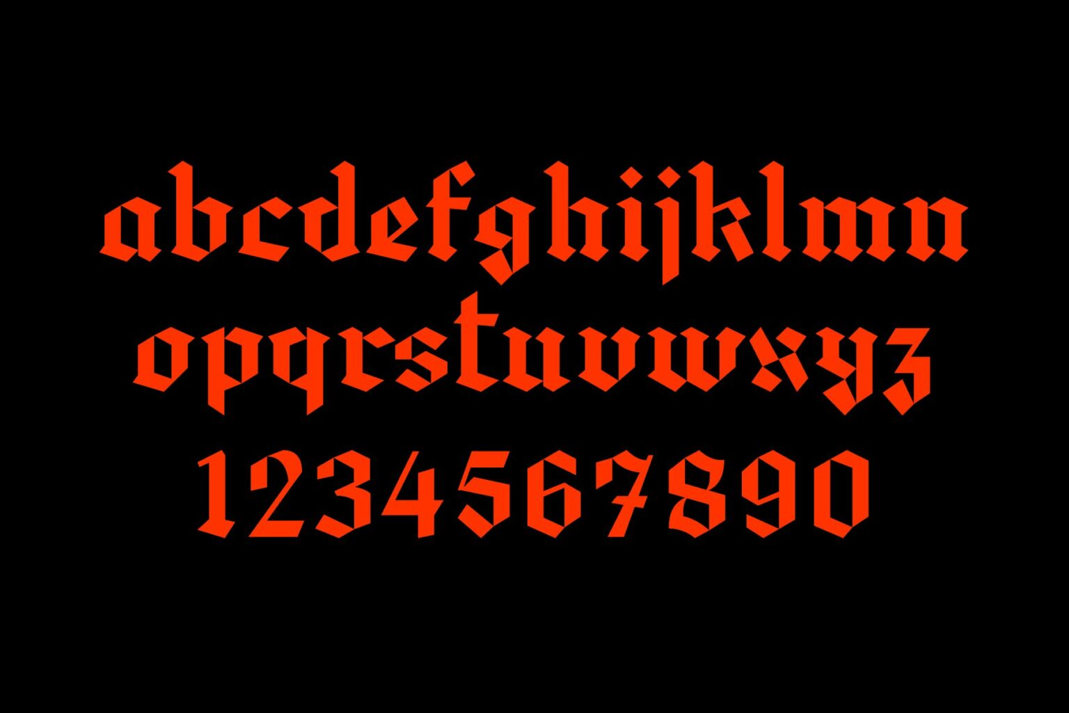 Spoke - Blackletter Typeface – MasterBundles