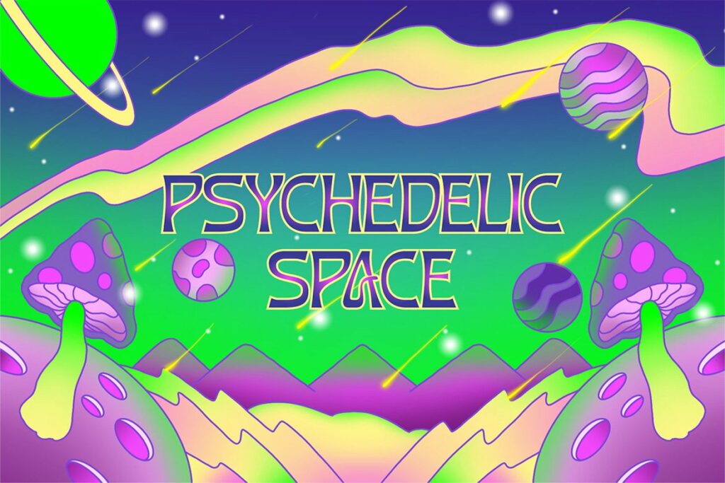 Psychoart - Psychedelic Font – MasterBundles