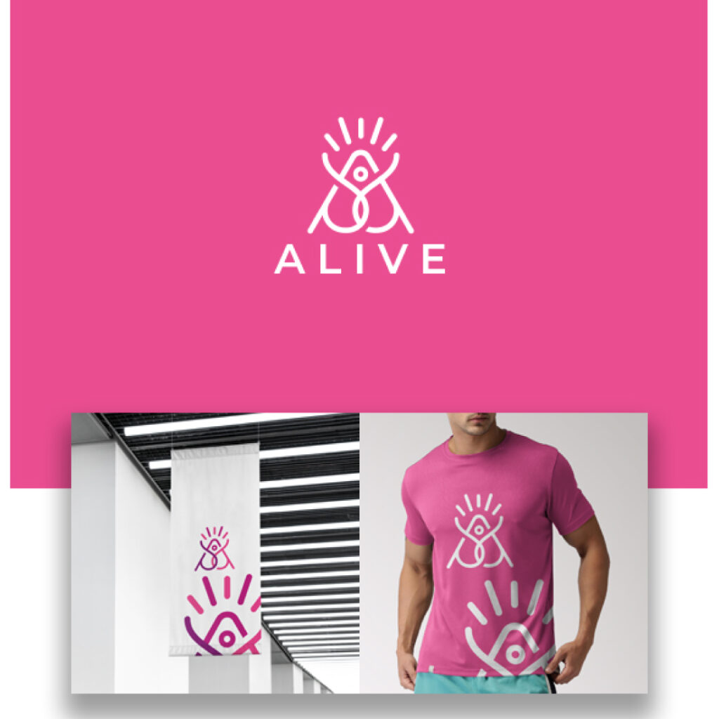 Alive yoga Logo - MasterBundles
