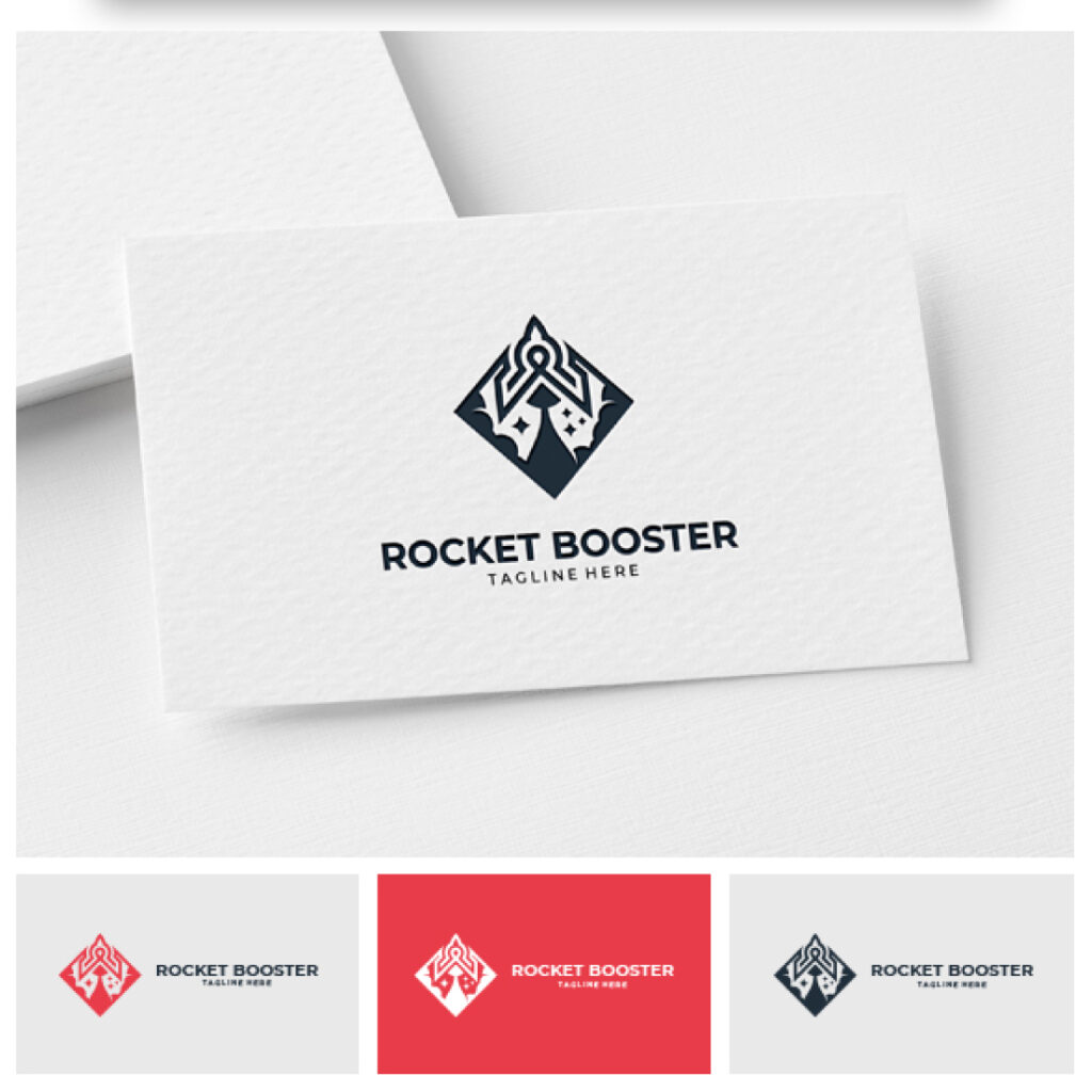 Rocket Logo - MasterBundles
