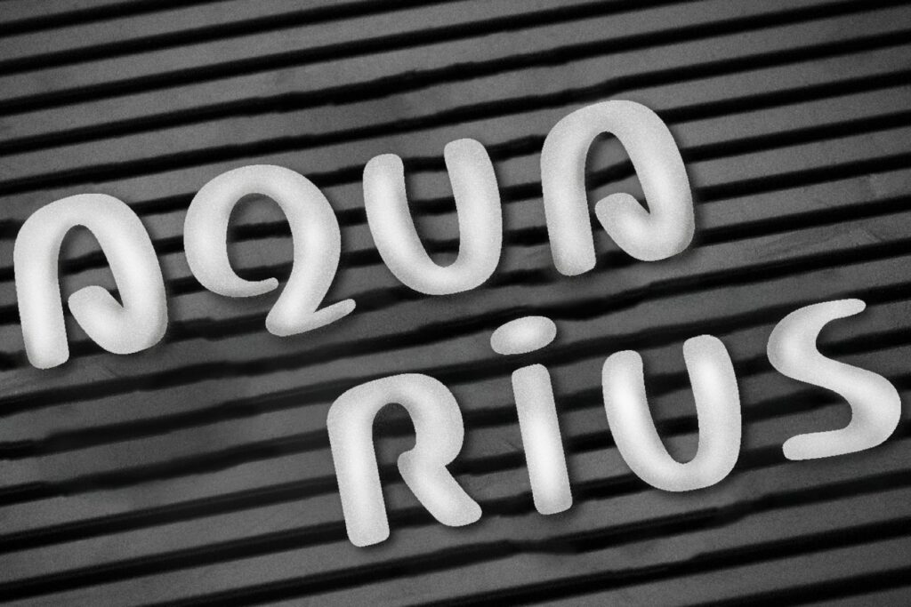 Aqua Bubble Typeface – MasterBundles