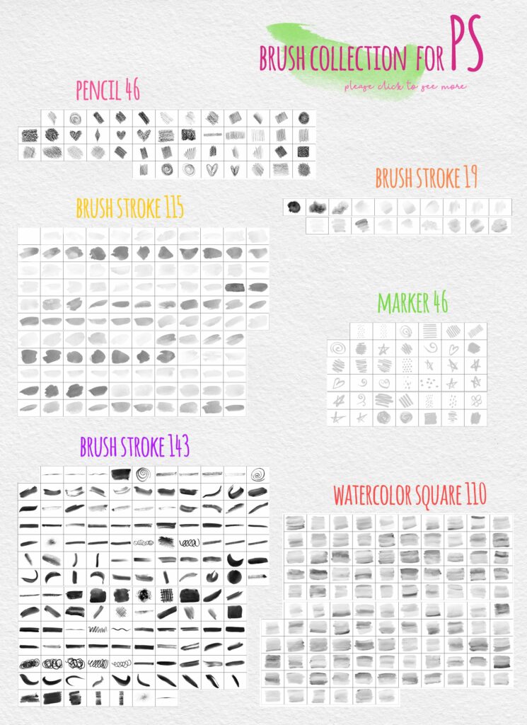 PS Watercolor Texture Brushes – MasterBundles