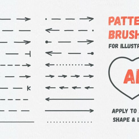 Arrow Head: Pattern Brushes & Vector – MasterBundles
