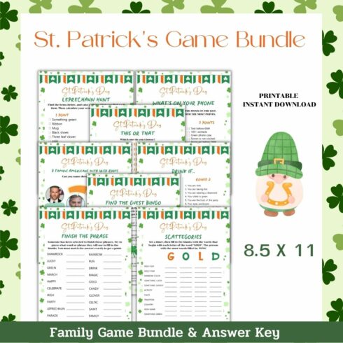 St. Patrick s Day Game Bundle - MasterBundles