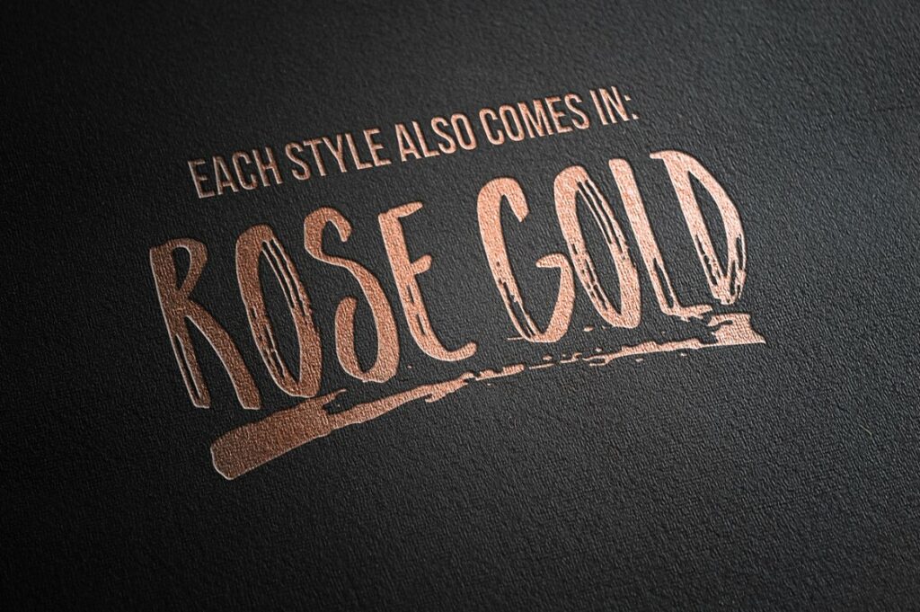 Gold Foil Layer Styles for Photoshop – MasterBundles