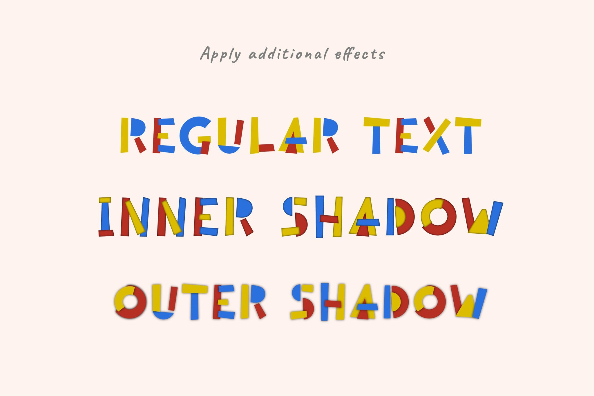Block and Shape – Display SVG Font – MasterBundles