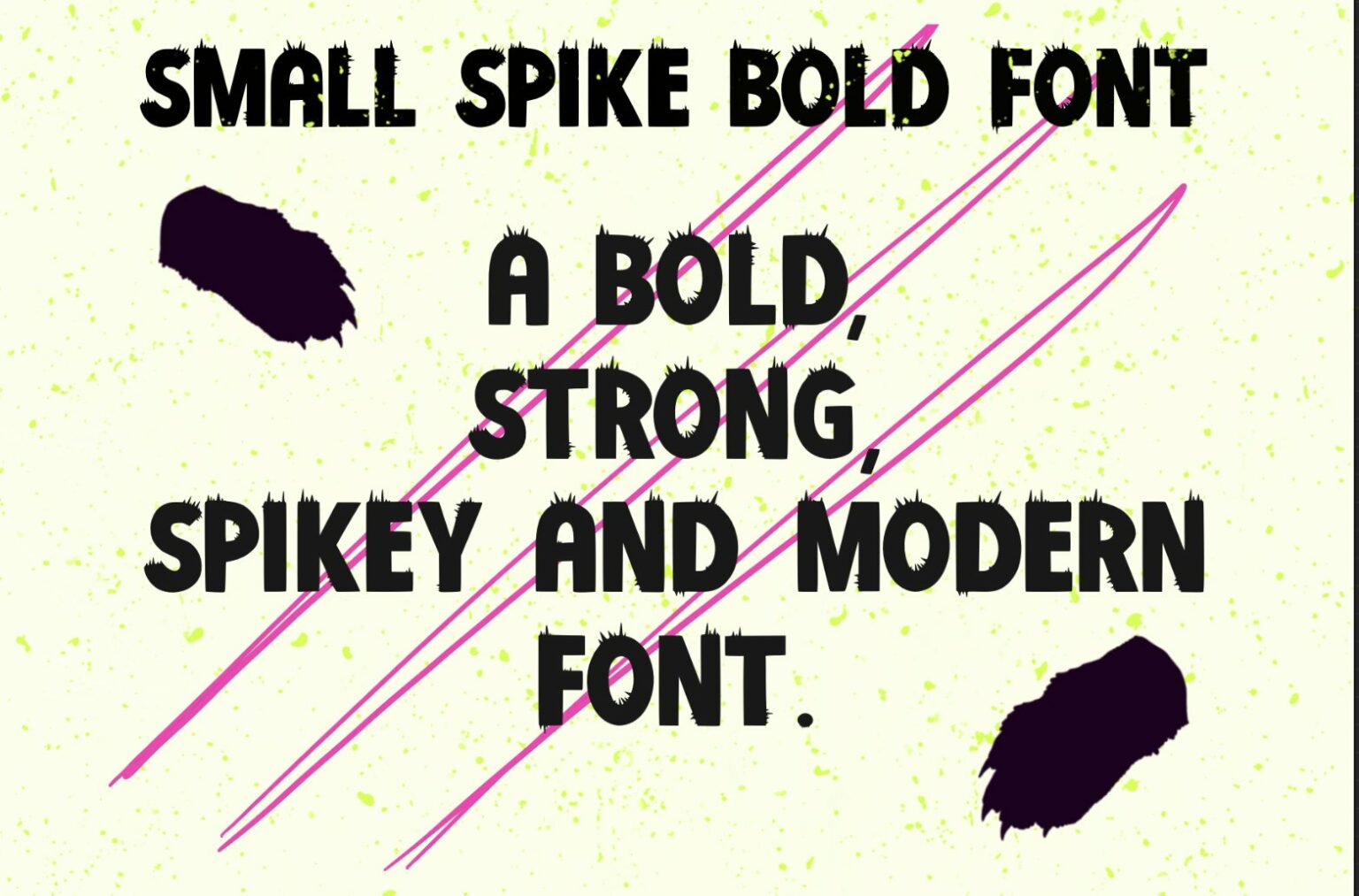 Small Spikey Font – MasterBundles