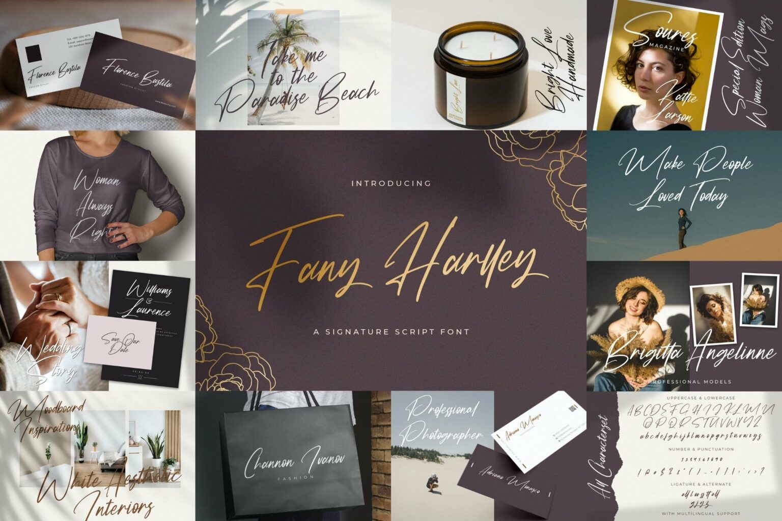 Handwritten Font Bundle Vol 4 – MasterBundles
