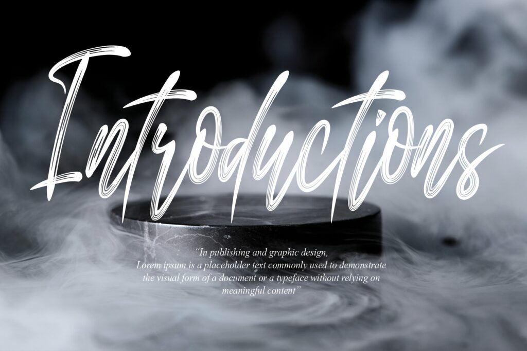 The Black Out | Script Font – MasterBundles