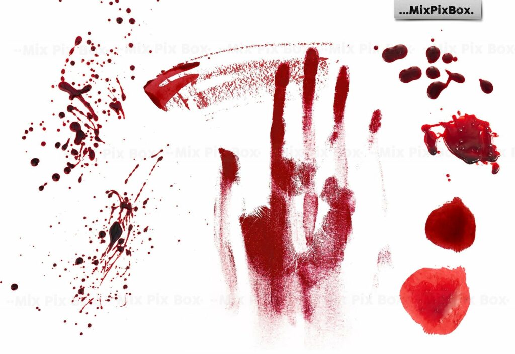 Blood Photo Overlays – MasterBundles