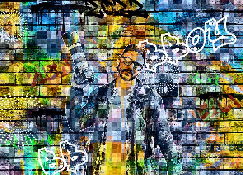 Graffiti Art Photoshop Action – MasterBundles