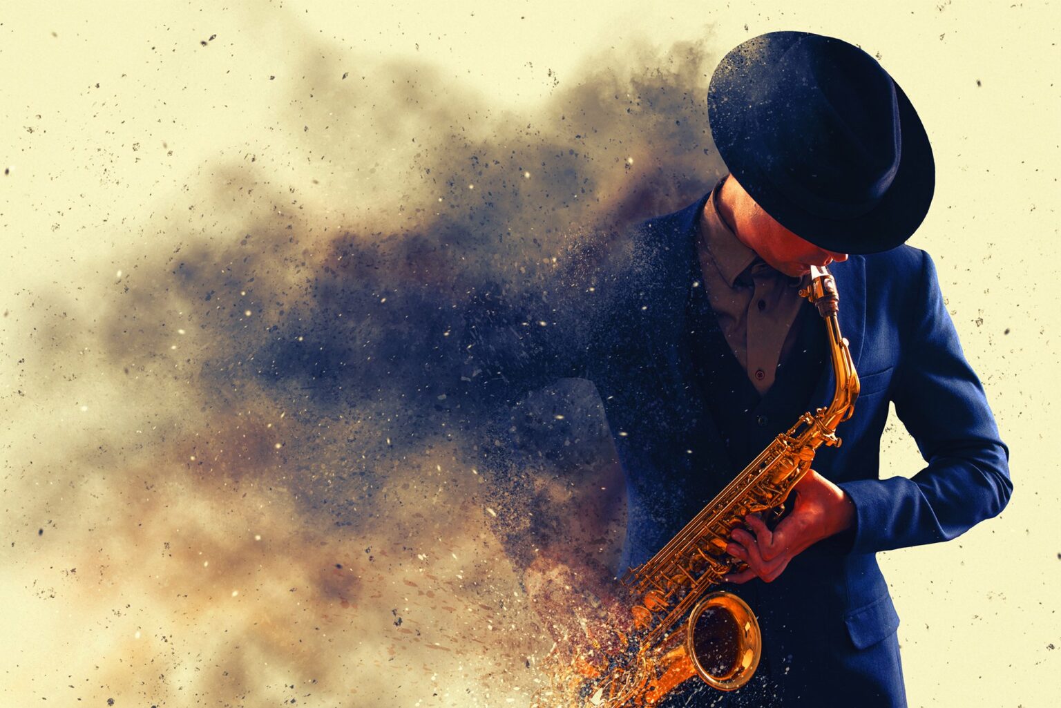 Scattered Particles Photoshop Effect – MasterBundles