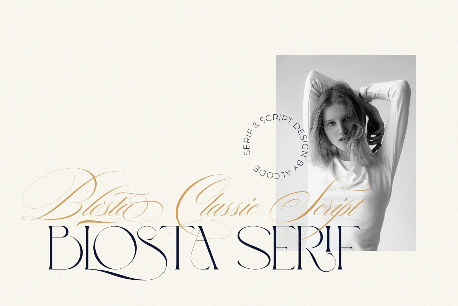 BLOSTA Font Duo//Serif & Script – MasterBundles