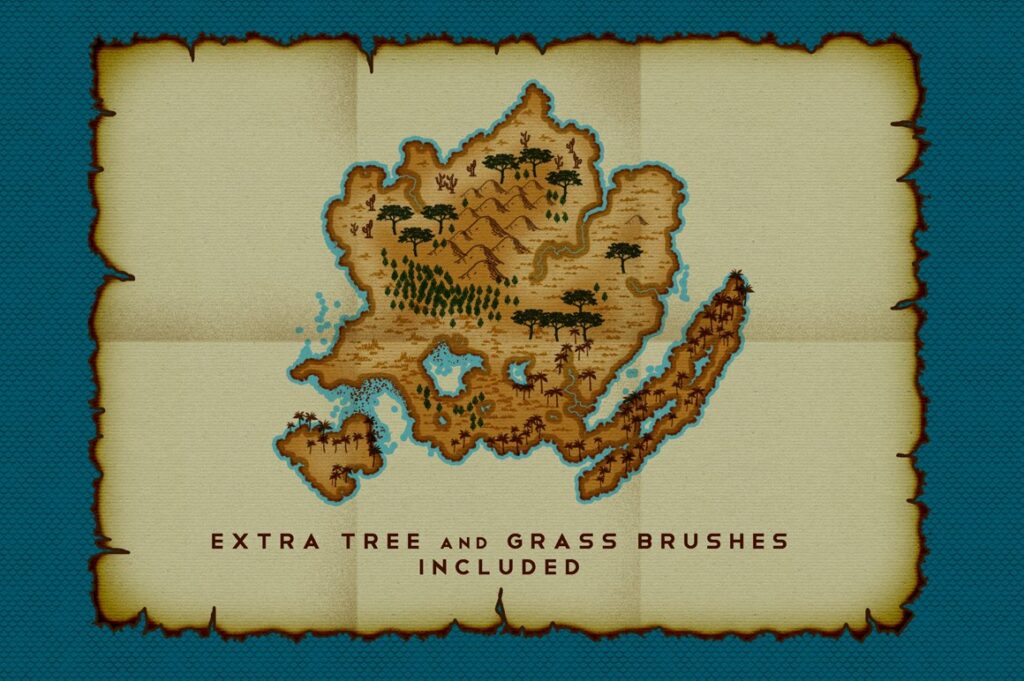 Treasure Map Styles with Extras – MasterBundles