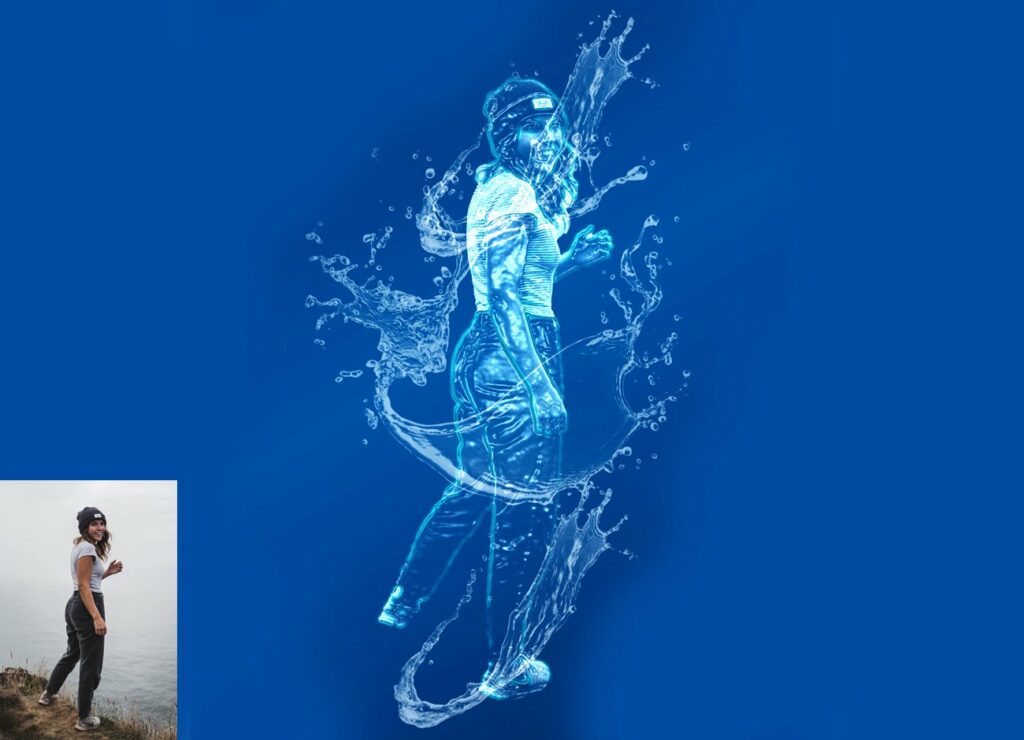Water Effect Photoshop Action – MasterBundles