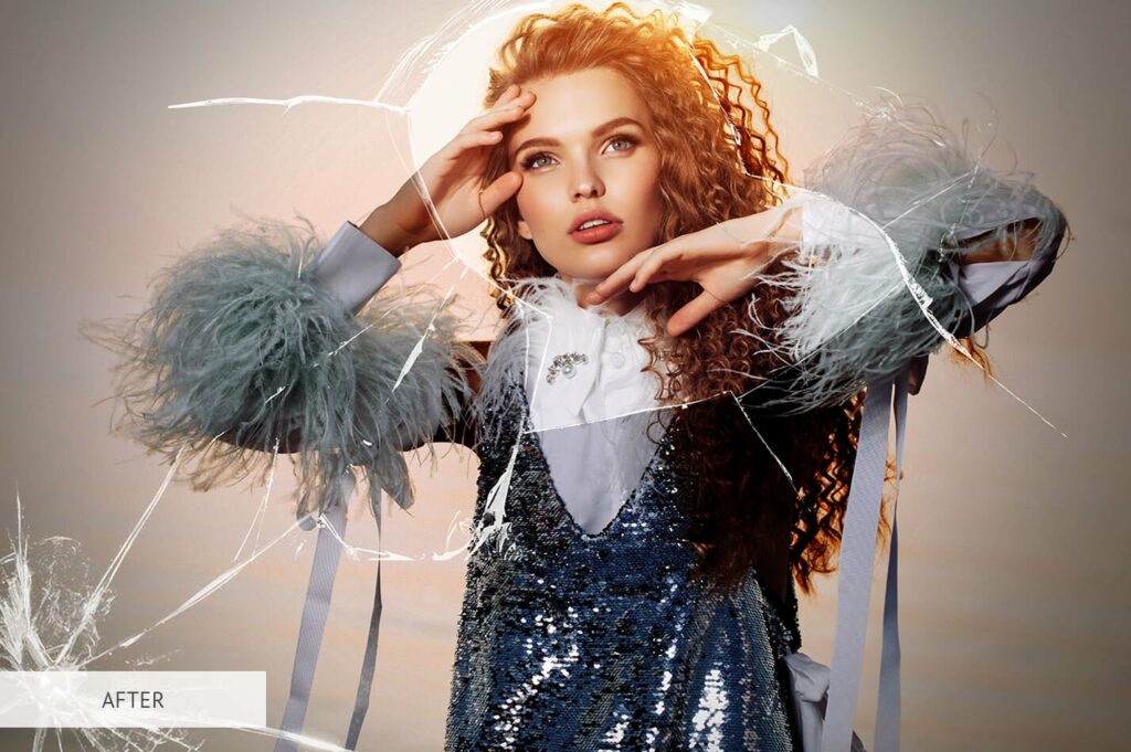 Broken Glass Overlays Photoshop – MasterBundles