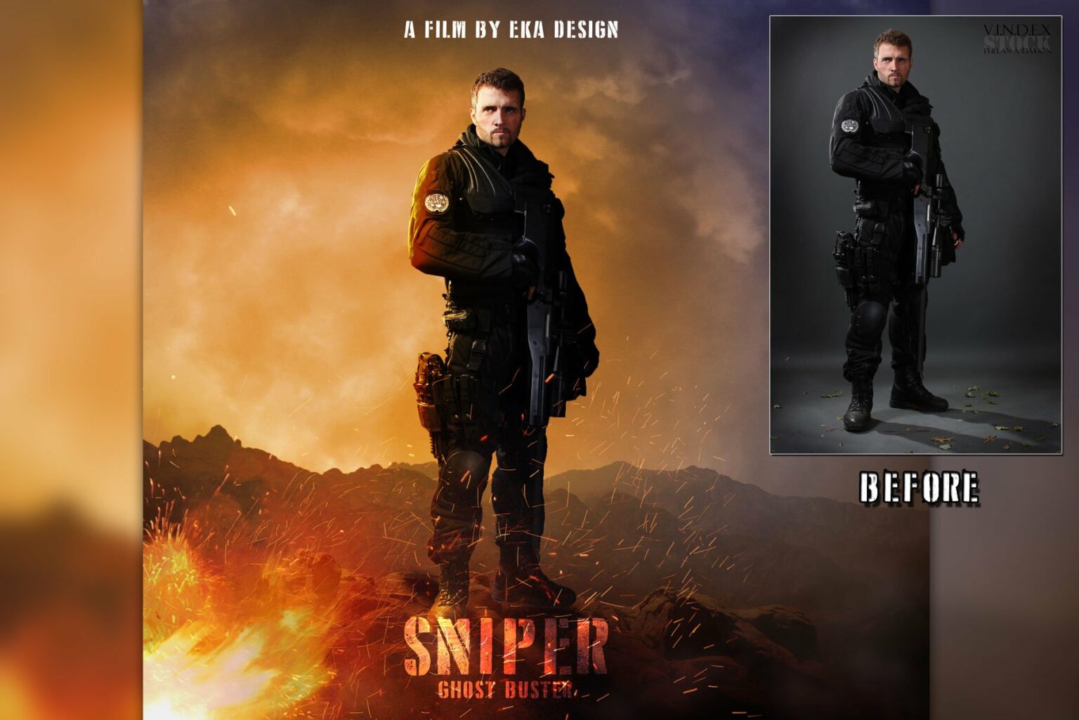 Movie Poster Photoshop Action – MasterBundles