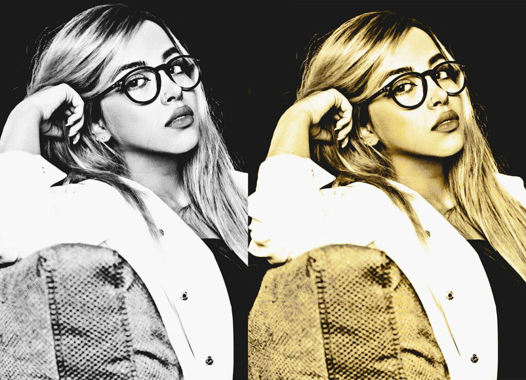 Pro Halftone Effect Photoshop Action – MasterBundles