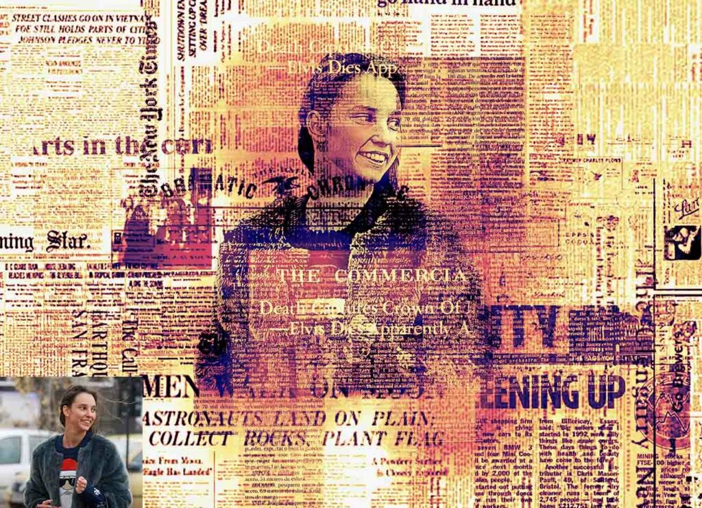 Newspaper Portrait Photoshop Action – MasterBundles