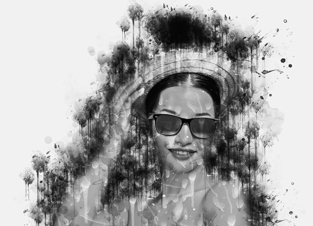 Ink Dripping Paint Photoshop Action – MasterBundles