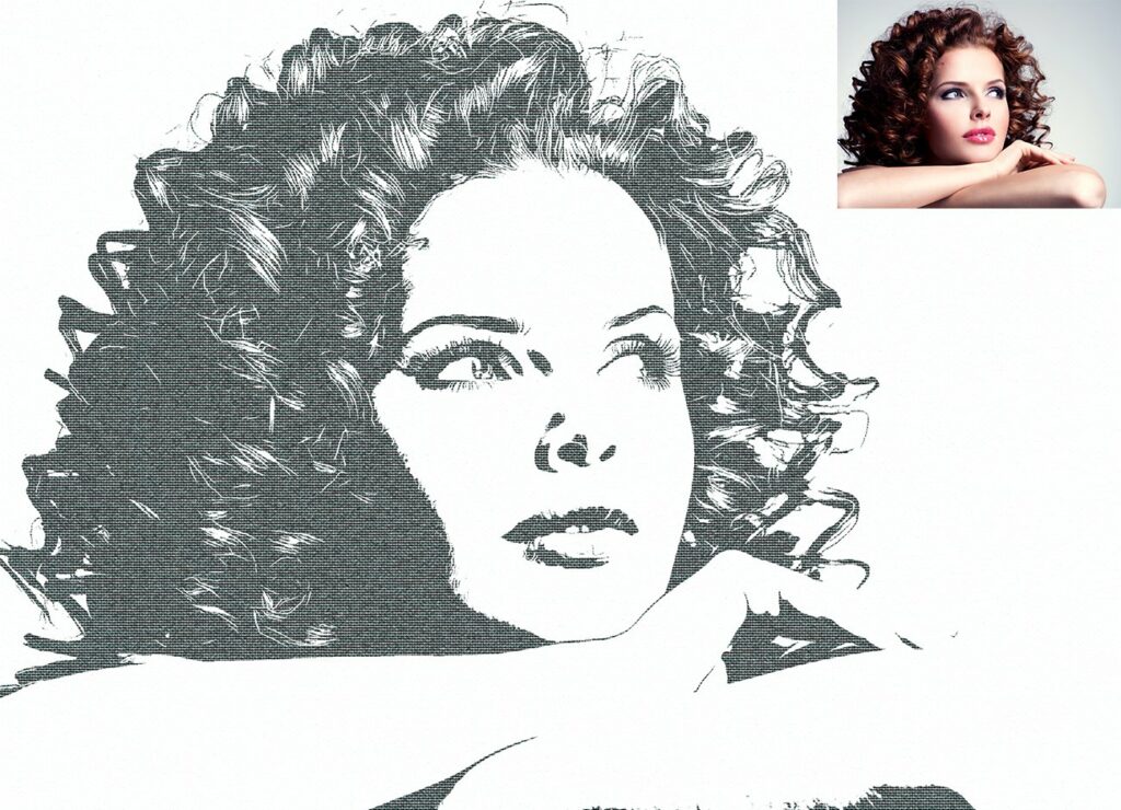 Halftone Strip Photoshop Action – MasterBundles