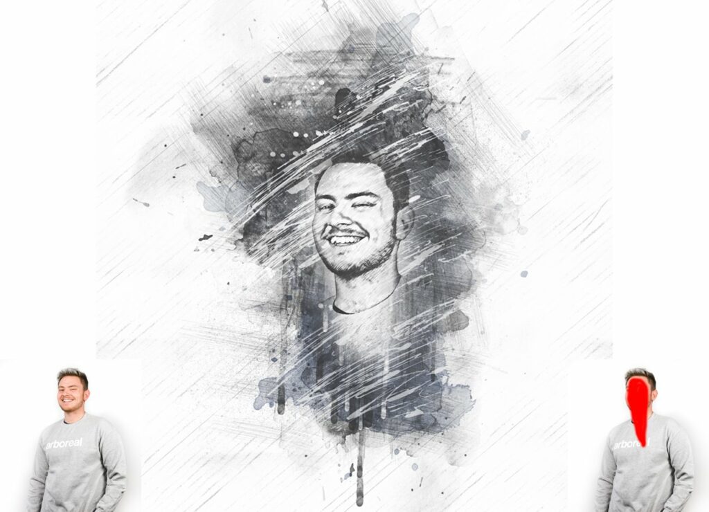 Pro Sketch Portrait Photoshop Action – MasterBundles