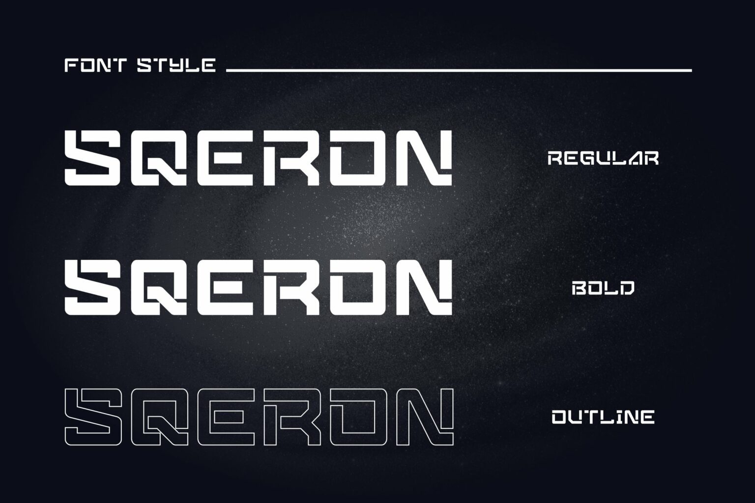 Sqeron - Sci-Fi Font – MasterBundles