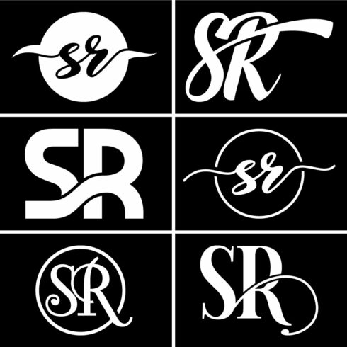 Initial Letter S R Logo Design Vector Template. Graphic Alphabet Symbol ...