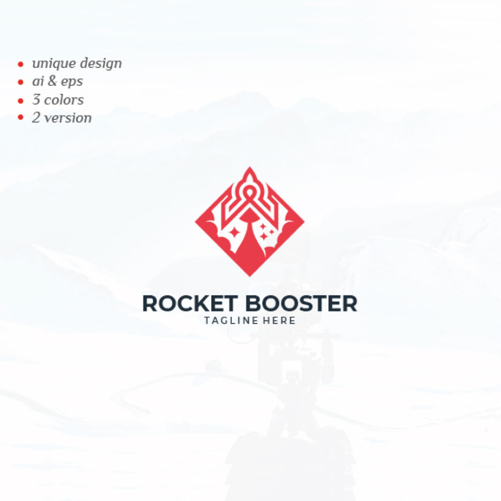Rocket Logo - MasterBundles
