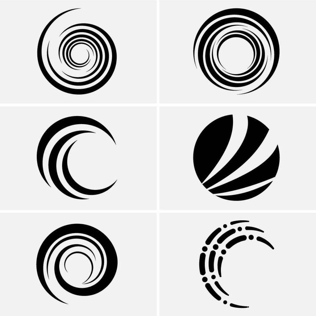 Abstract Shape Vector Logo Design Template. Colorful Abstract Logo ...