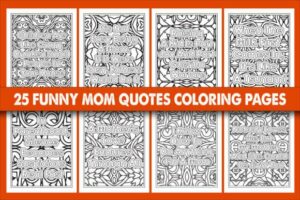 300 Quotes Coloring Pages Bundle - MasterBundles