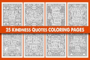 300 Quotes Coloring Pages Bundle - MasterBundles