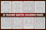 300 Quotes Coloring Pages Bundle - MasterBundles