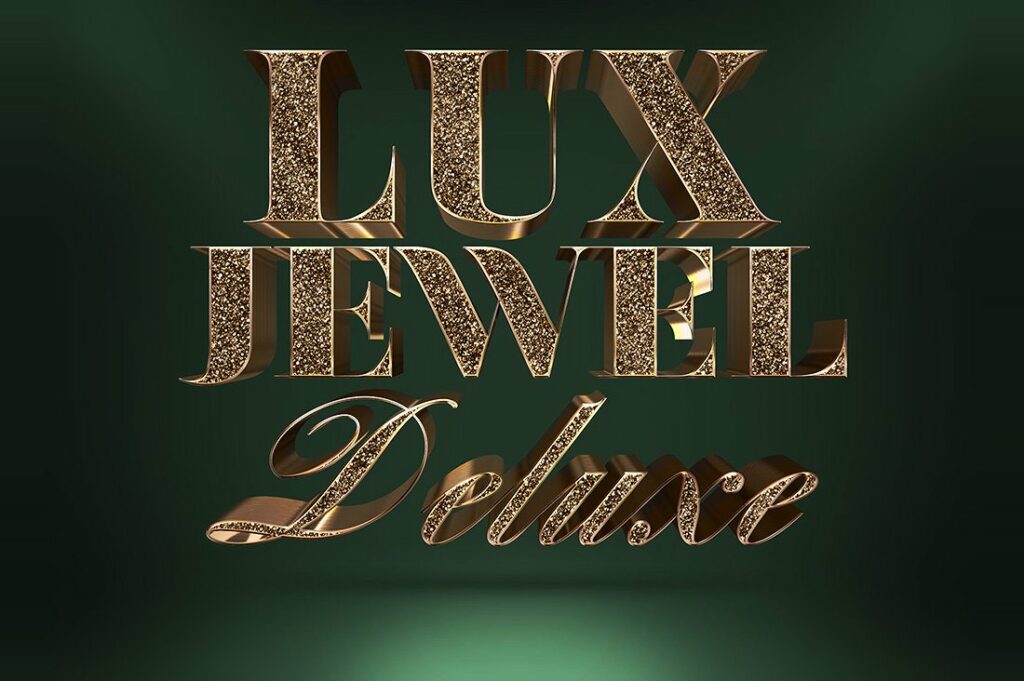 3D Gold Text Effects Vol.1 – MasterBundles