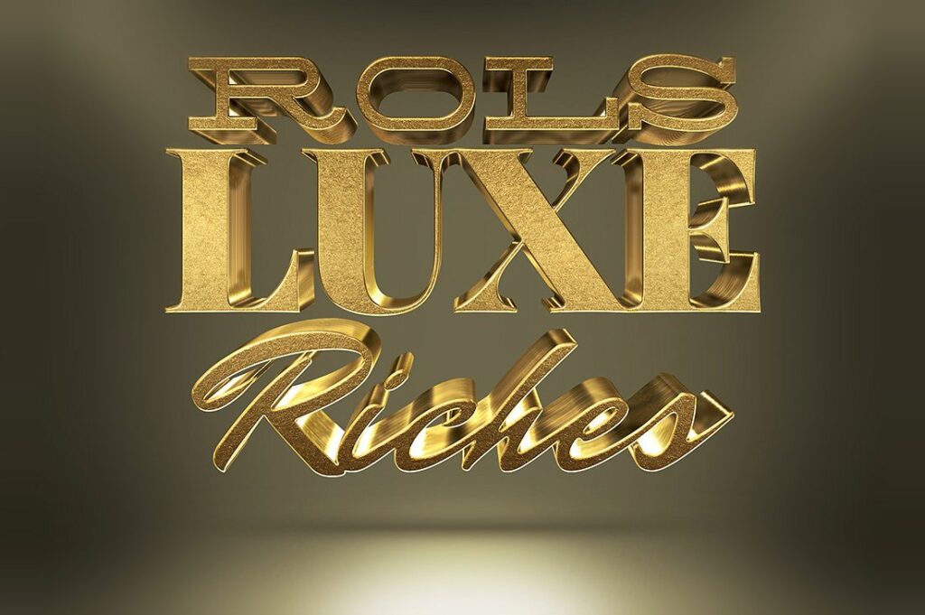 3D Gold Text Effects Vol.1 – MasterBundles