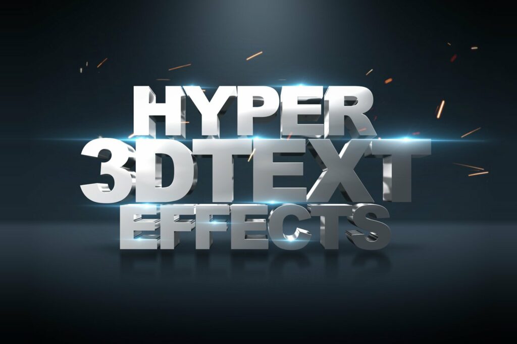 3D Text Effects – MasterBundles