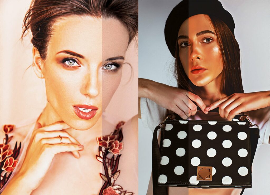 Realistic Painting Photoshop Action – MasterBundles