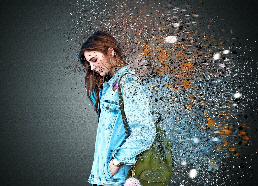 Dispersion Portrait Photoshop Action – MasterBundles