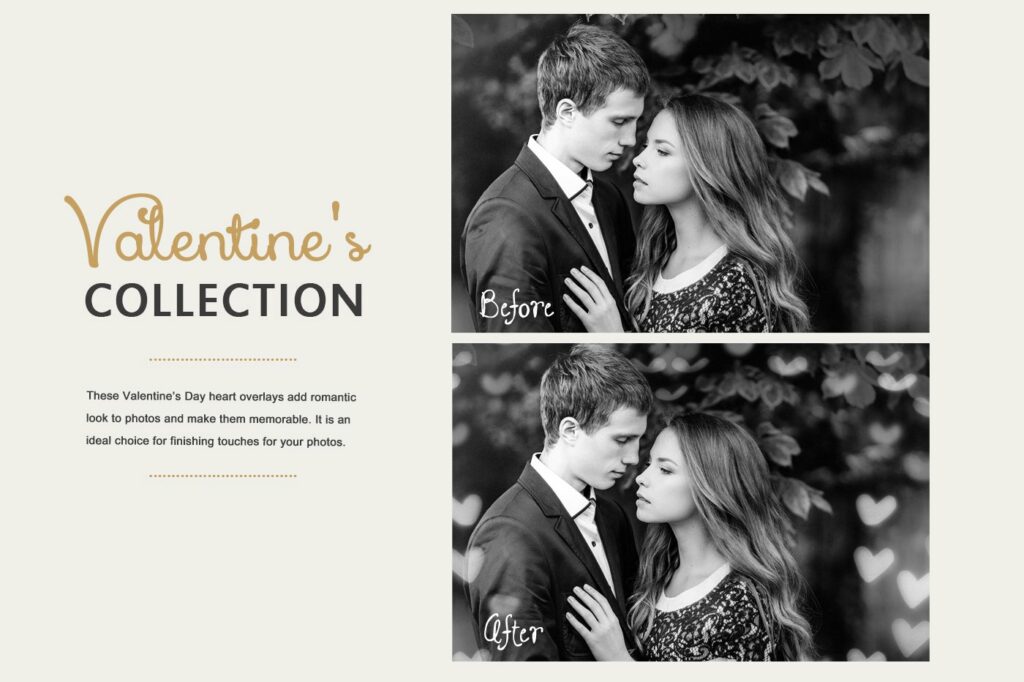 Valentine's Day Photoshop Overlays – MasterBundles